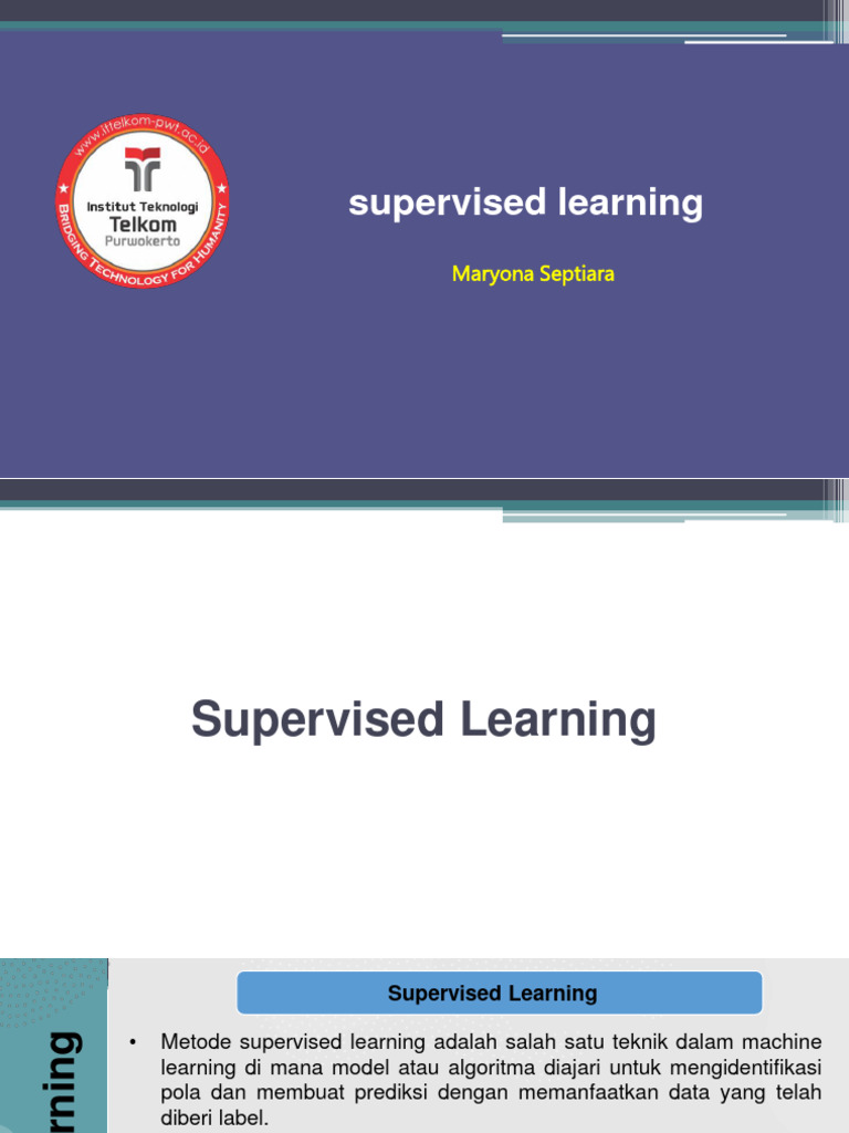 Supervised Machine Learning - Klasifikasi | PDF