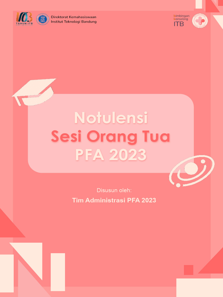 Notulensi PFA 2023 Sesi Orang Tua | PDF