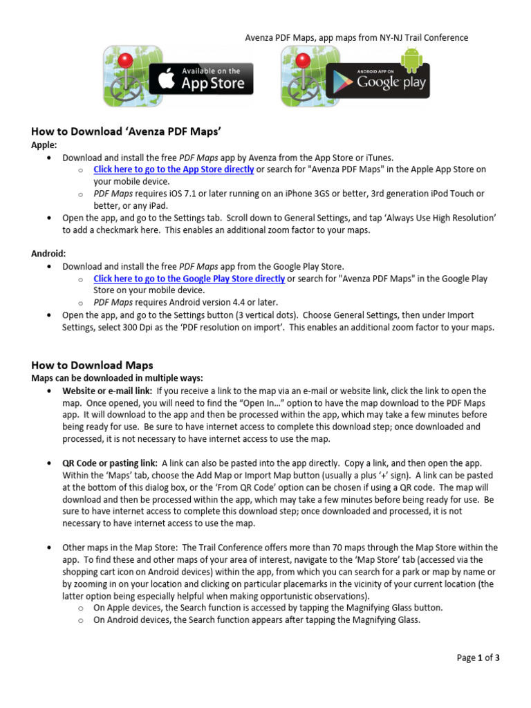 Avenza PDF Maps User Guide | PDF | Ios | Mobile App