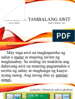 Blue Black White Filipino Pyramid Sentence Reading Fluency Poster | PDF