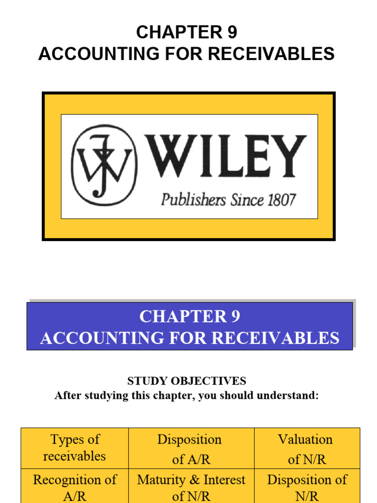 Accounting For Receivables | PDF | Debits And Credits | Credit Card