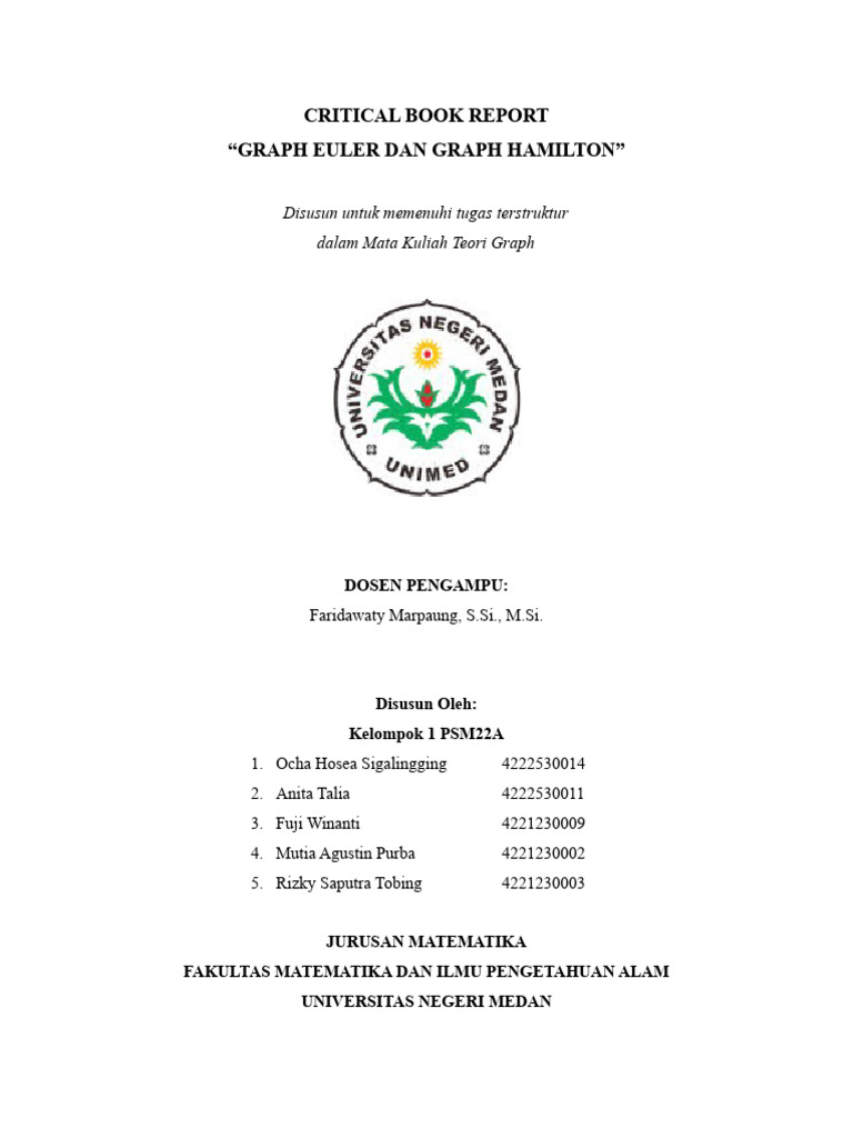 Analisis Graph Euler dan Hamilton | PDF