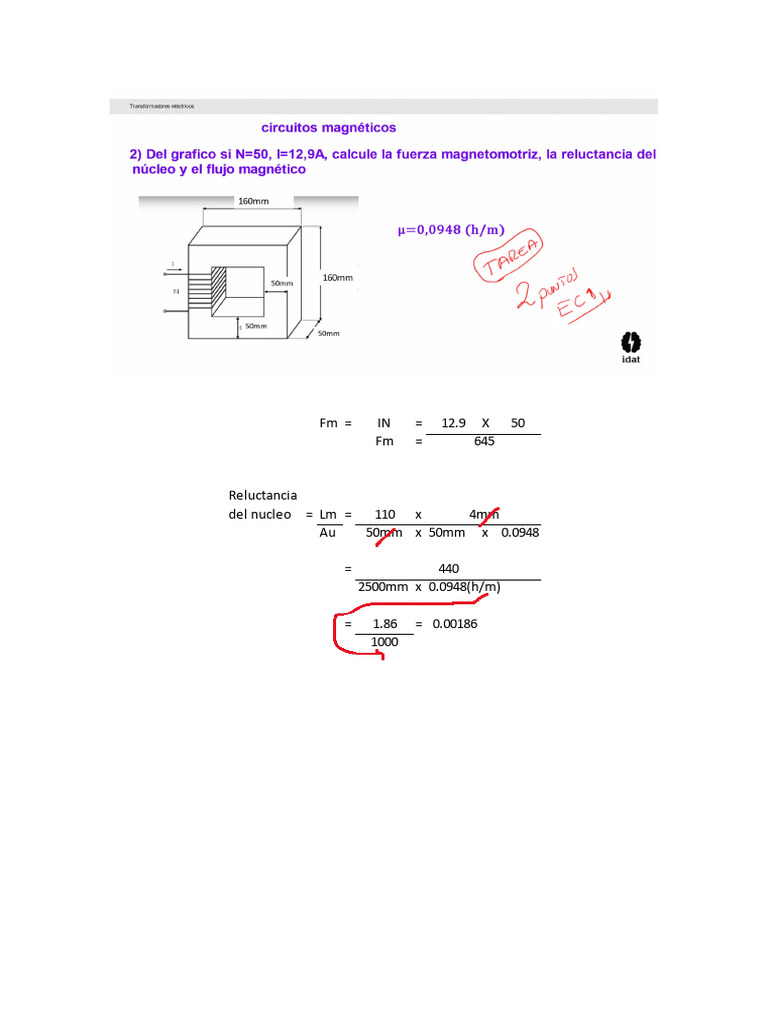 Tarea Transformadores Electricos | PDF