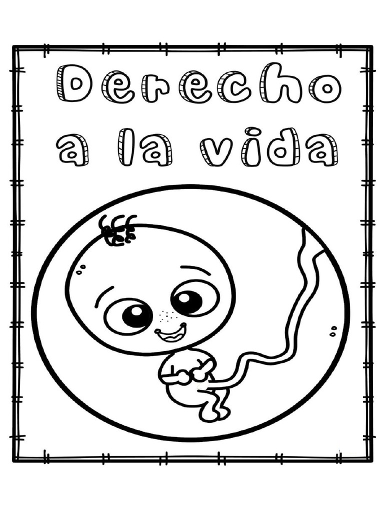 derecho a la vida dibujo | PDF