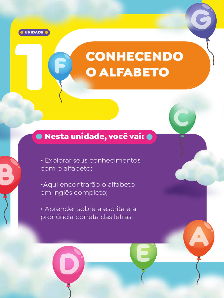 ALFABETO-INGLES | PDF | Linguística | Agrupamento