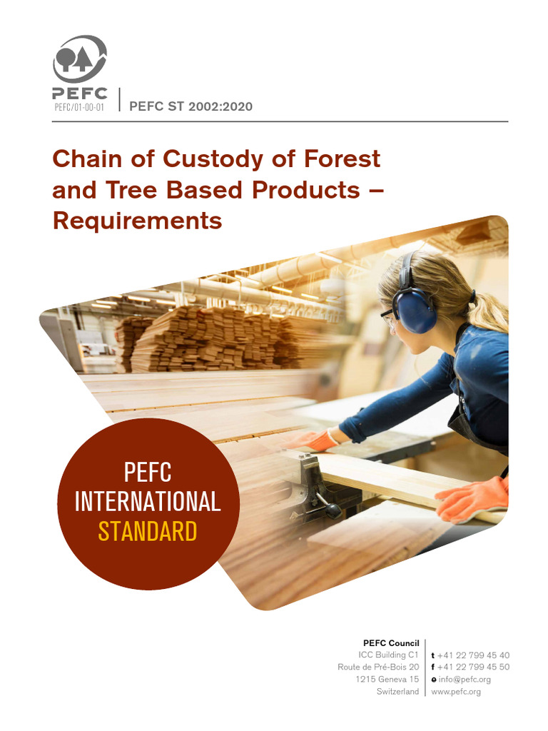 Pefc ST 2002-2020 | PDF | Audit | Forests