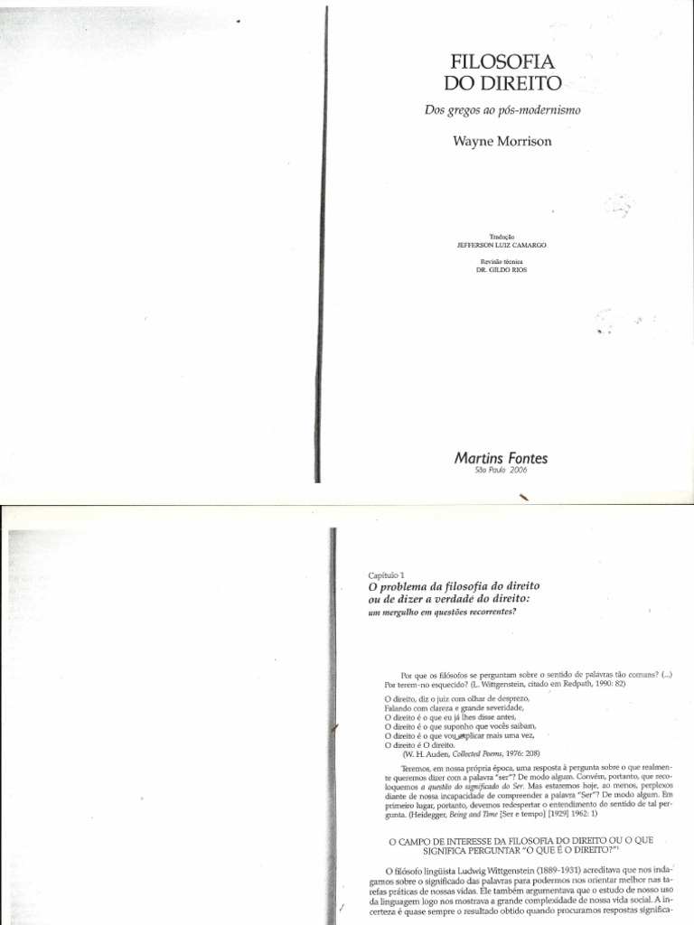 Texto 01 (Filosofia Do Direiro) | PDF