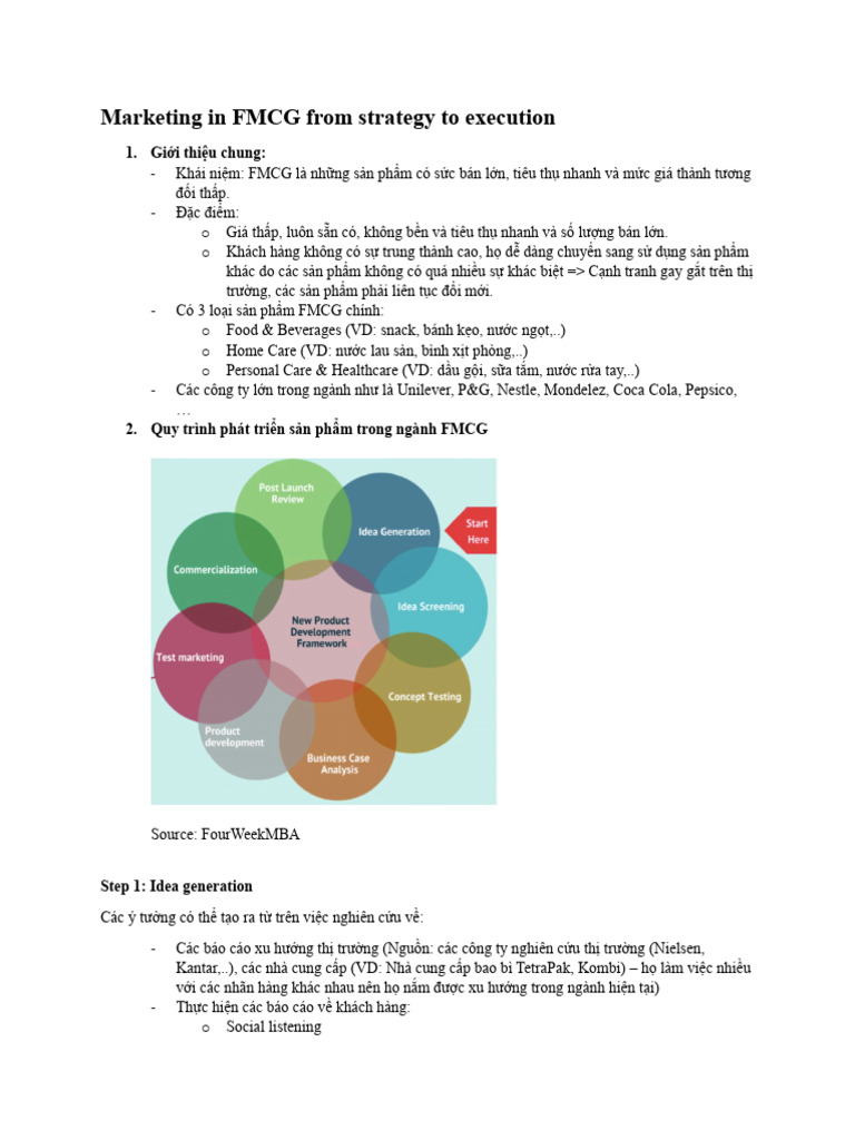 Marketing in FMCG From Strategy To Execution | PDF