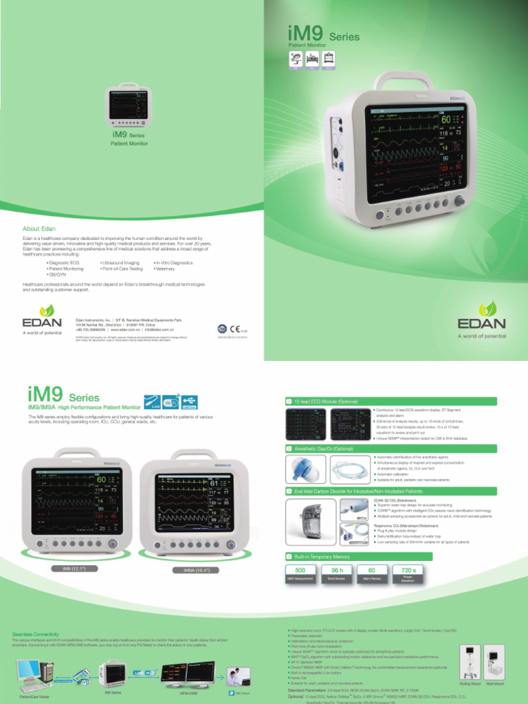 Im9 Series Patient Monitor | PDF