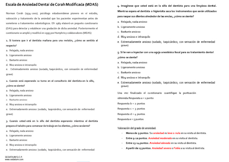 Escala de Corah | PDF