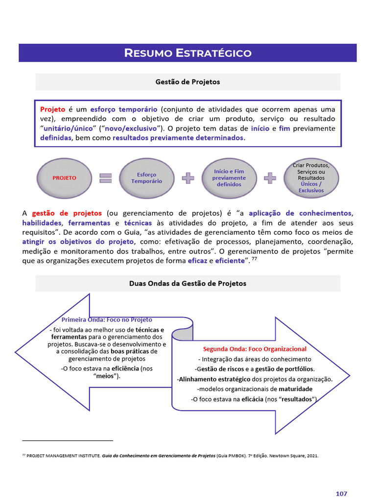 Aula 6 Gestão De Projetos Pdf Planejamento Gestão De Projetos
