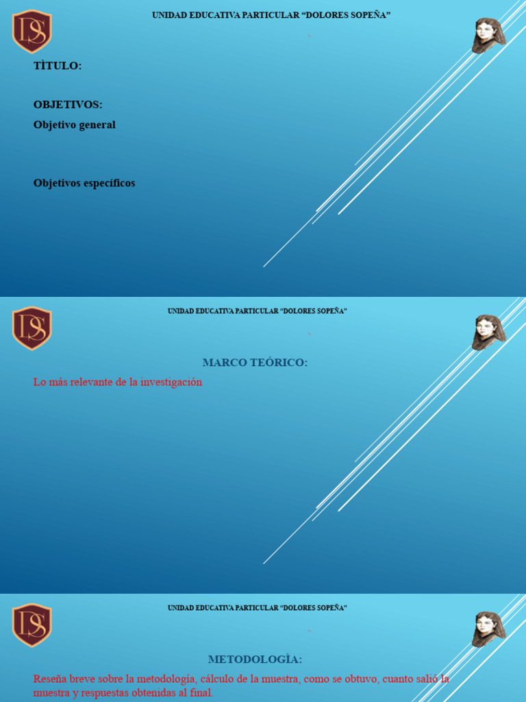 Presentación Proyecto 3ro BGU | PDF