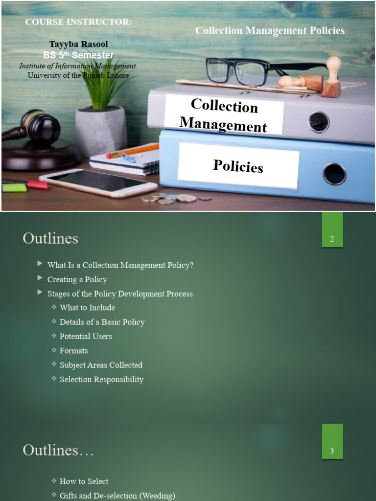 CM Policies 14-01-24 | PDF | Libraries | Policy