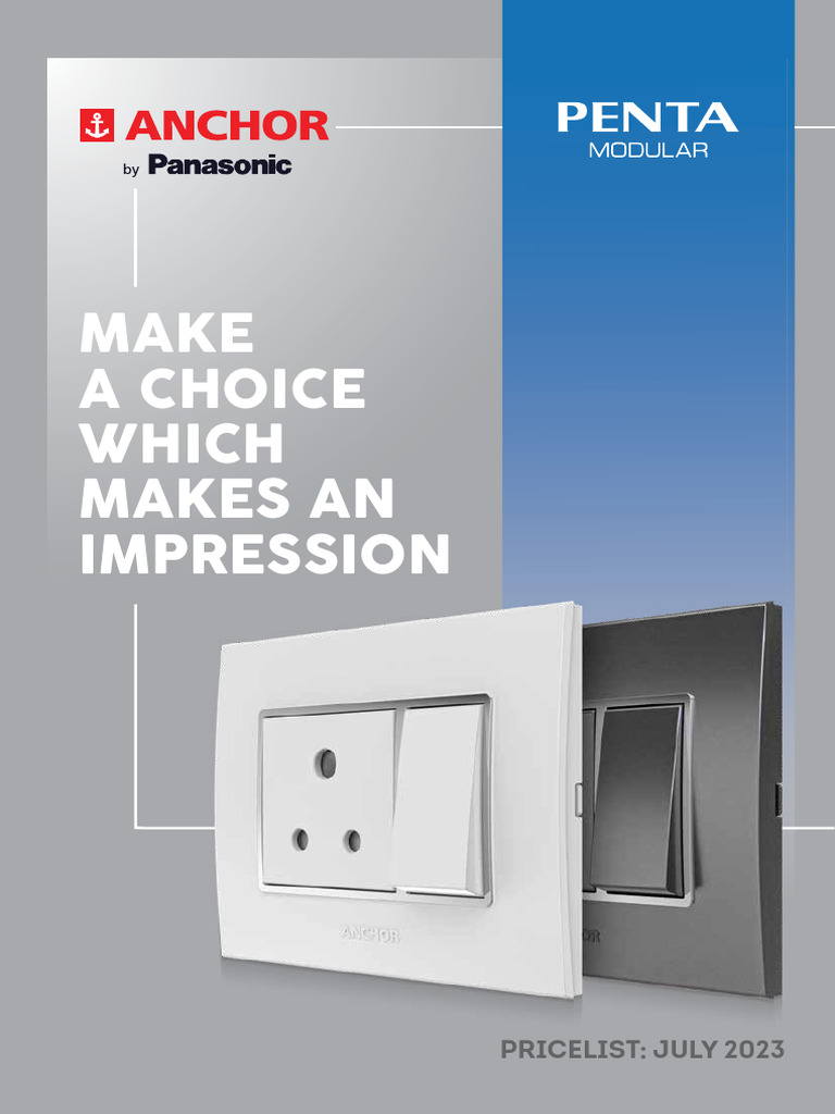Anchor Penta Switch Price List 2023 | PDF | Electrical Components ...