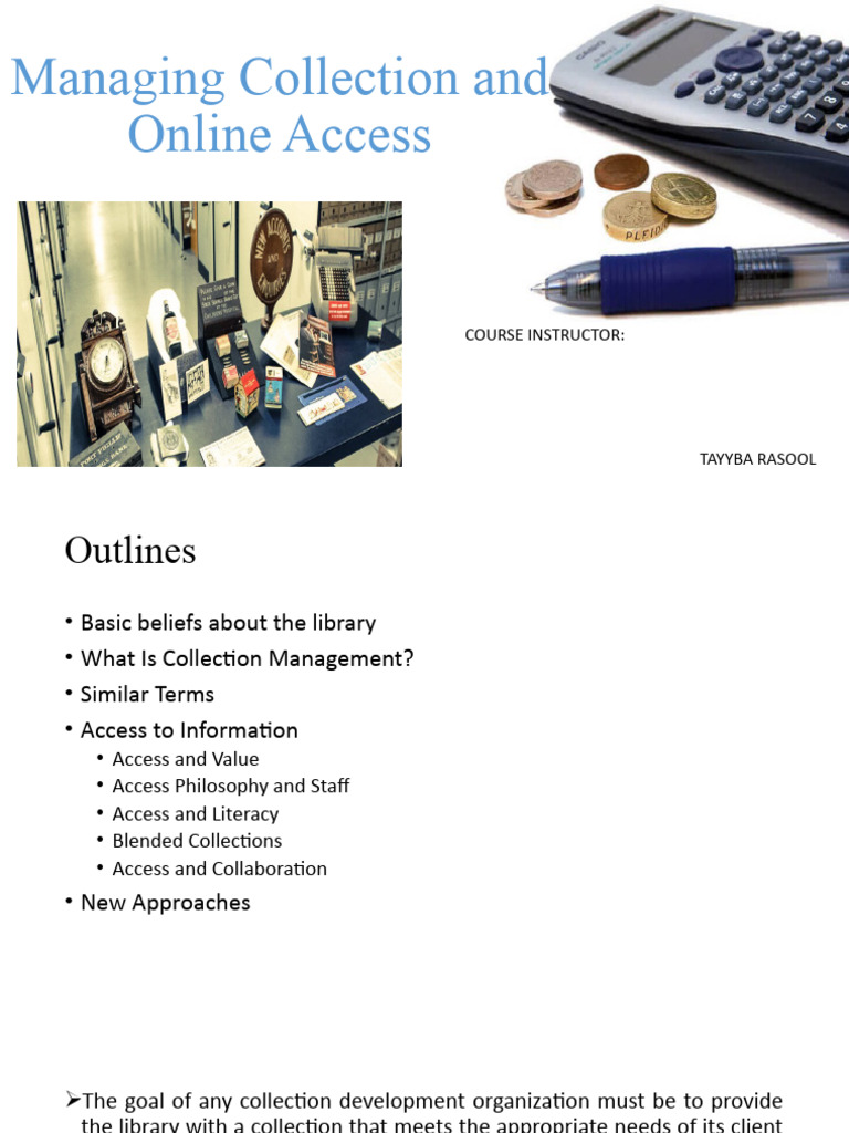 Essentials of Library Collection Management | PDF | Libraries | Return ...