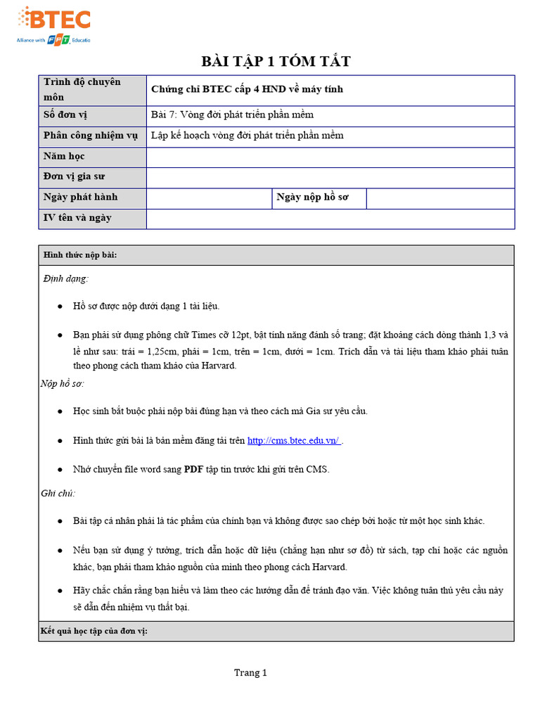 Unit 7.assignment Brief 1 | PDF