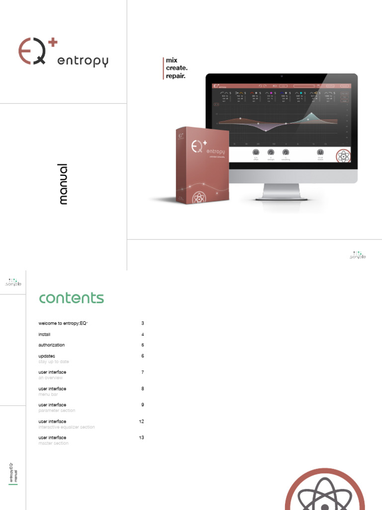 Manual entropyEQ | PDF | Equalization (Audio) | Computing