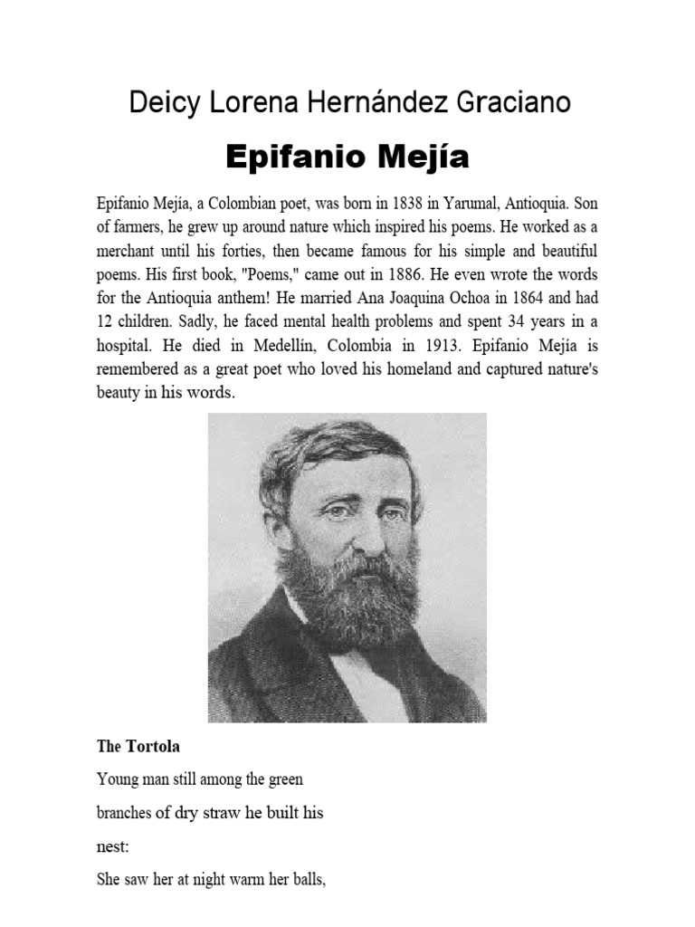 Epifanio Mejía | PDF