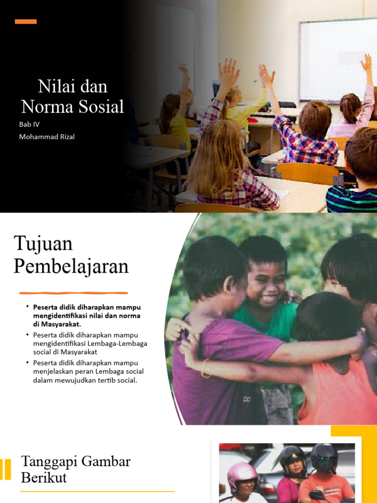 Nilai dan Norma Sosial dalam Masyarakat | PDF