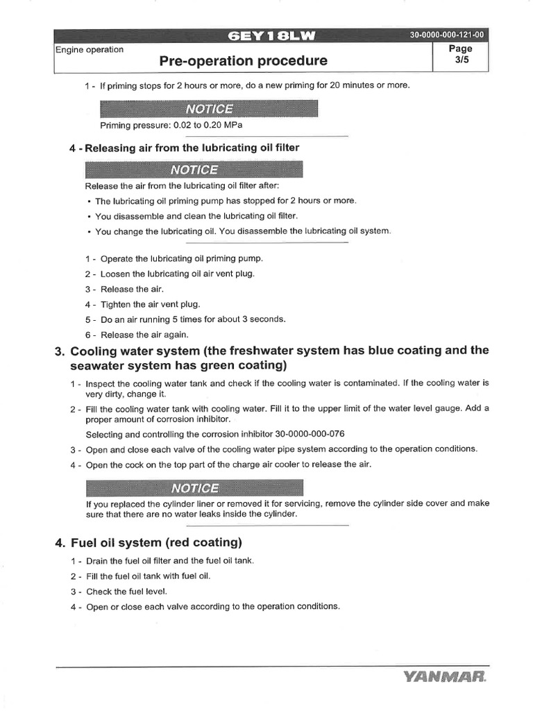 Operation Procedure & FO Changeover | PDF