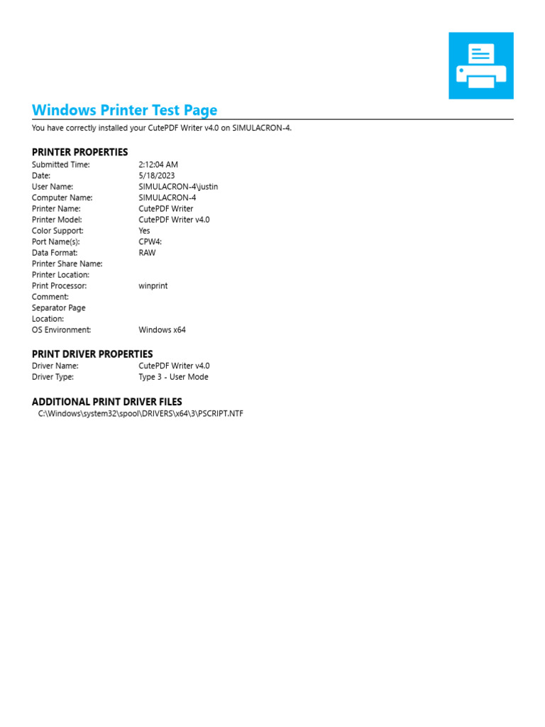 Test Page | PDF