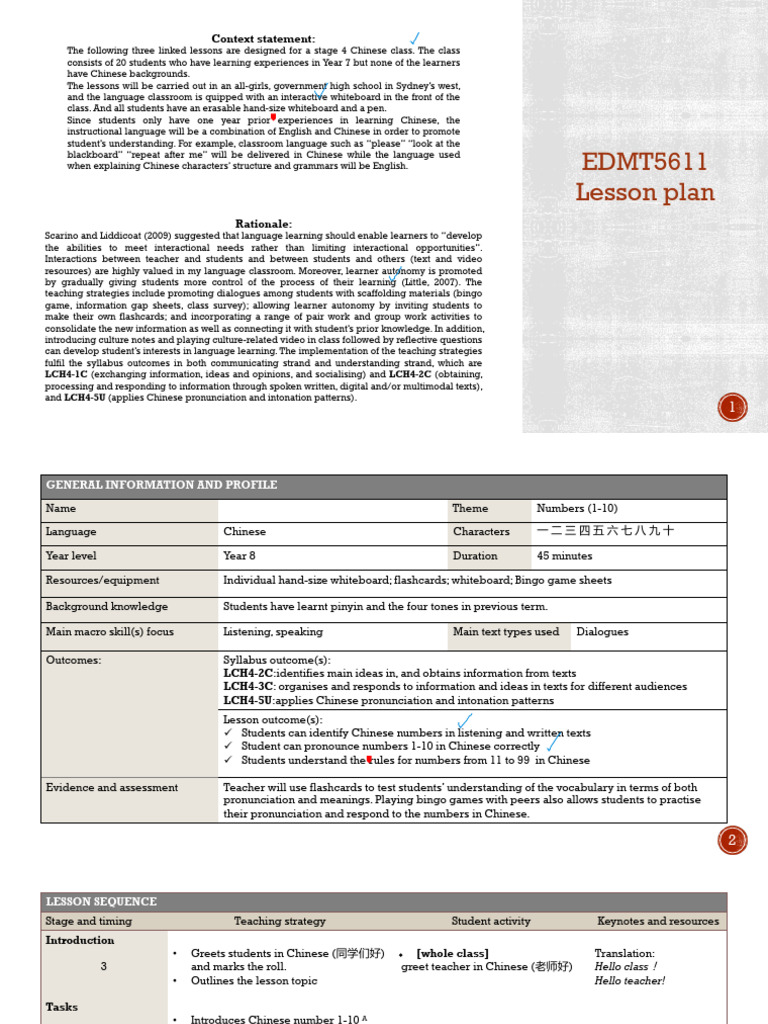 Task 2 Lesson Plan Sample 2 | PDF | Lesson Plan | Learning