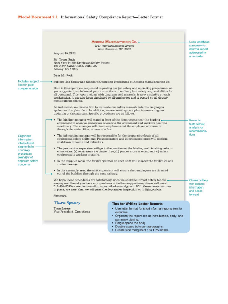 6-Informal Report - SV | PDF