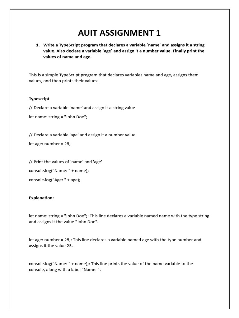Auit Assignment 1 Pdf Angular Js Document Object Model