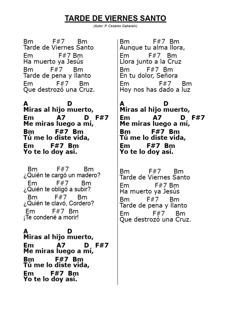 Tarde de Viernes Santo | PDF