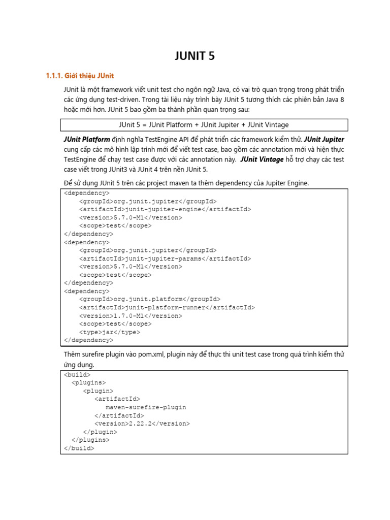 Junit 5 | PDF