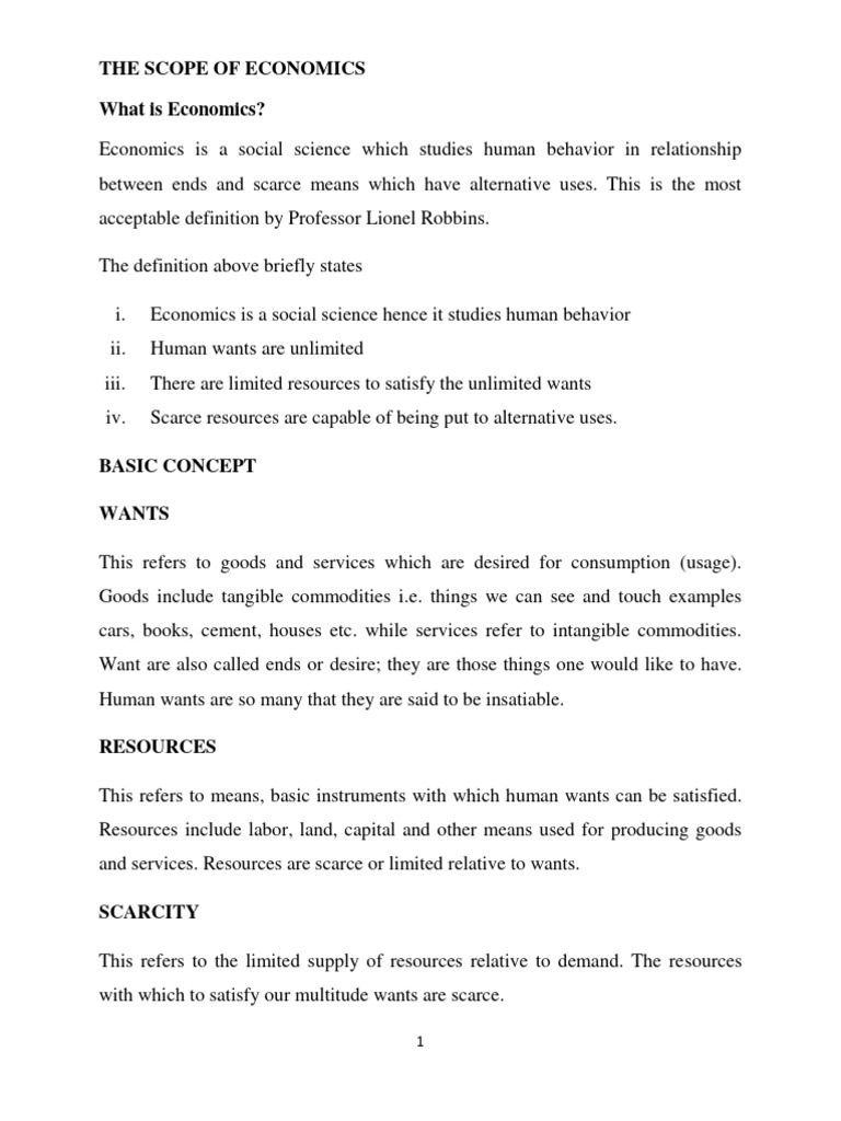 Understanding Economics: Key Concepts | PDF | Demand | Price Elasticity ...