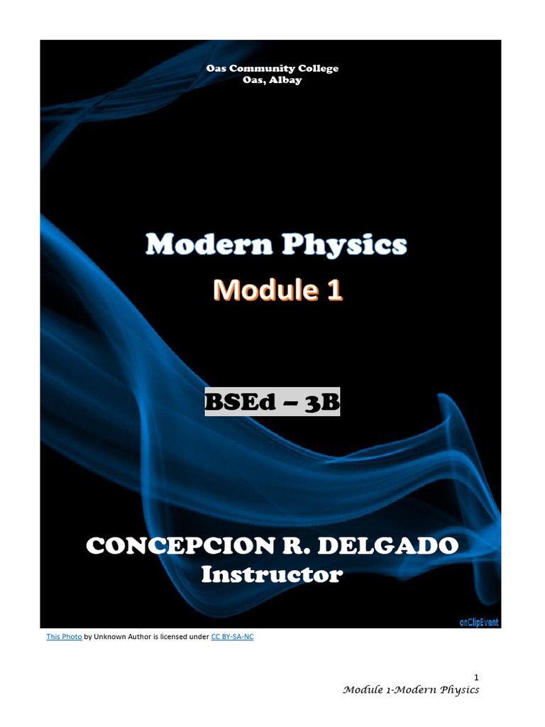 Module 1 | PDF | Momentum | Special Relativity