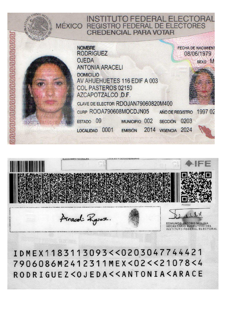 Credencial INE | PDF