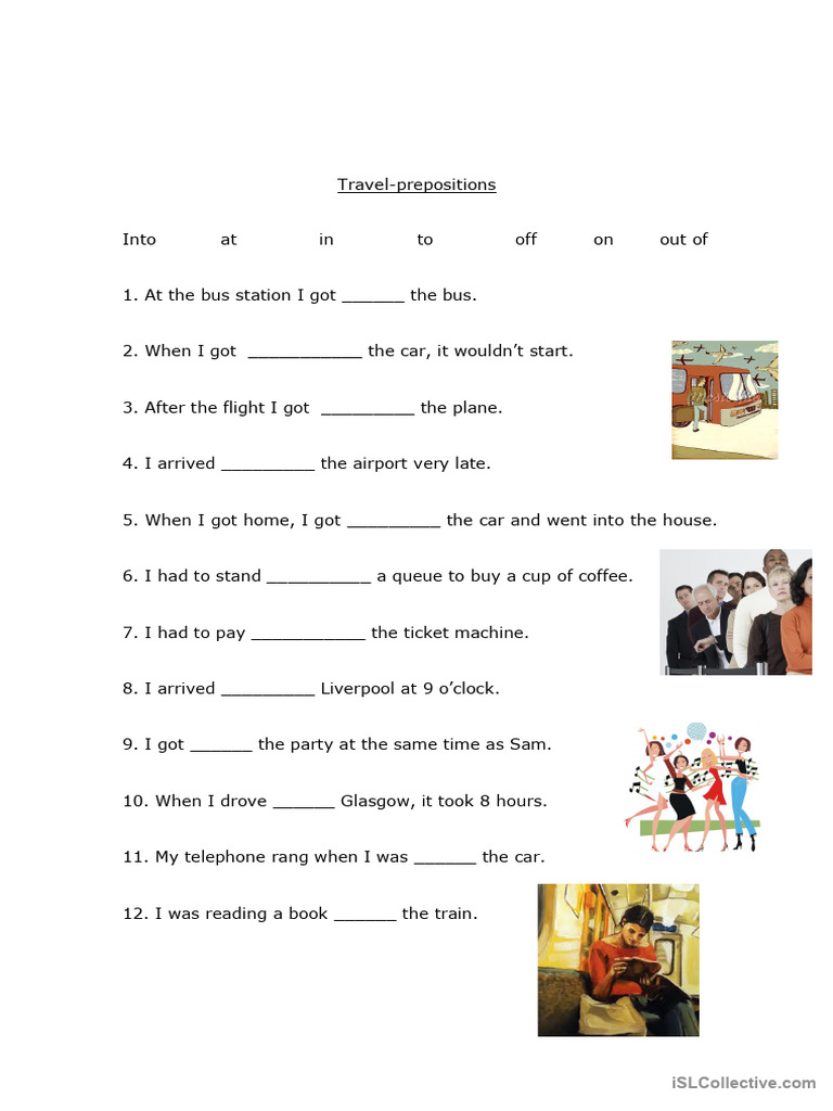 Travel Prepositions | PDF