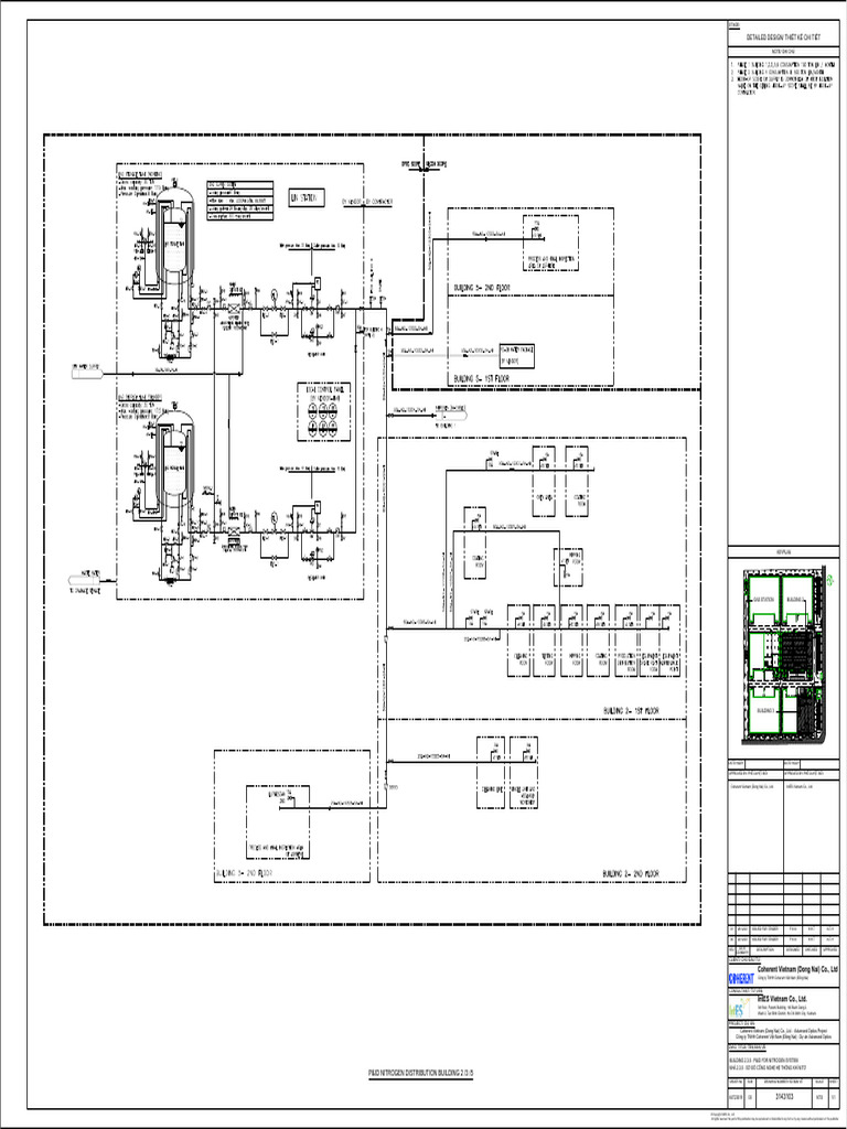 01 P&ID Nitrogen System - Building 2,3,5 | PDF