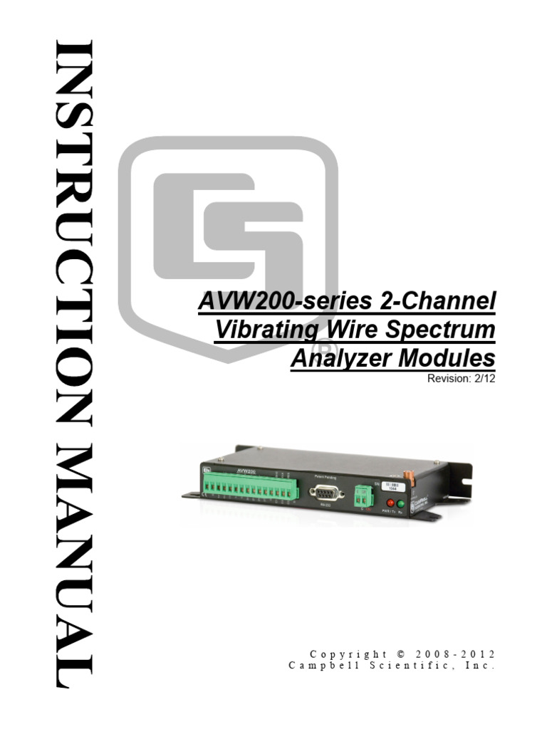 Avw 200 | PDF | Spectral Density | Resonance