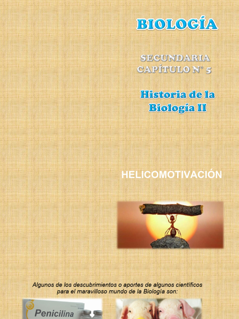 Capítulo - 5 - Historia de La Biologia Ii | PDF | Biología | Ciencias de la vida