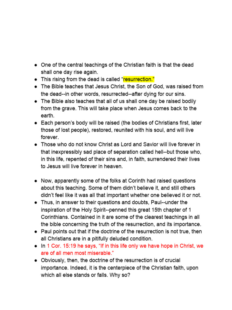 The-Power-of-Resurrection | PDF | Resurrection Of Jesus | Jesus