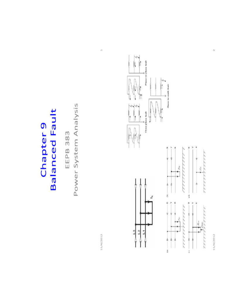 Chapter 9 Balanced Fault | PDF