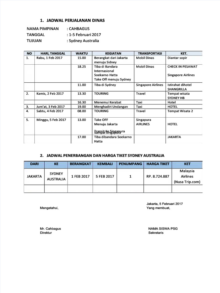 PDF Jadwal Kegiatan Pimpinan - Compress | PDF