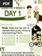 Araling Panlipunan 5: Mga Digmaang Moro | PDF