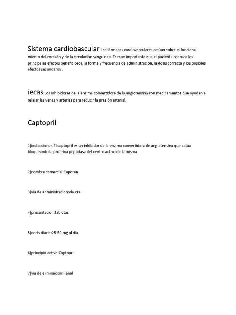Album de Medicamentos Simples Ejemplos Ordenados Por Sistema | PDF ...