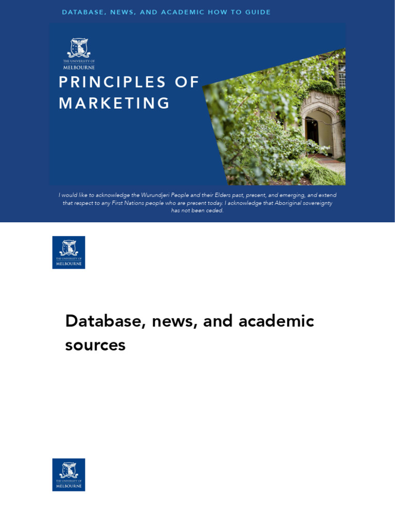 MKTG10001. 2024. Database Information - White - Compressed | PDF | Marketing | Market Segmentation