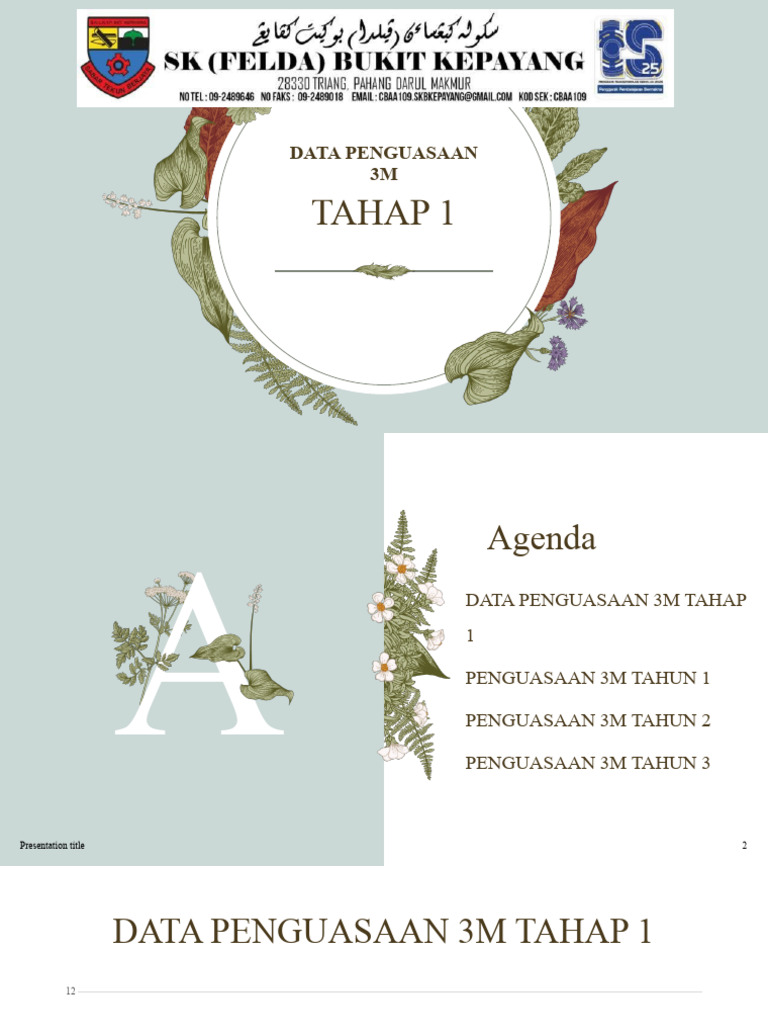Penguasaan 3M Tahap 1-3 | PDF