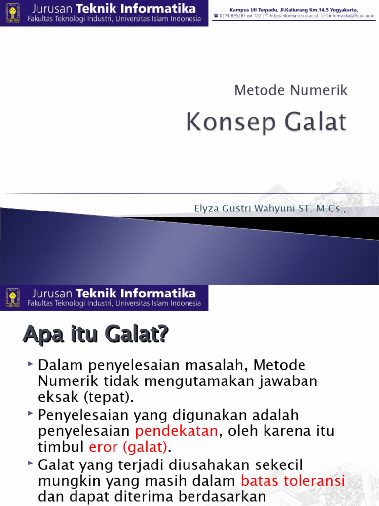 2-Konsep Galat | PDF