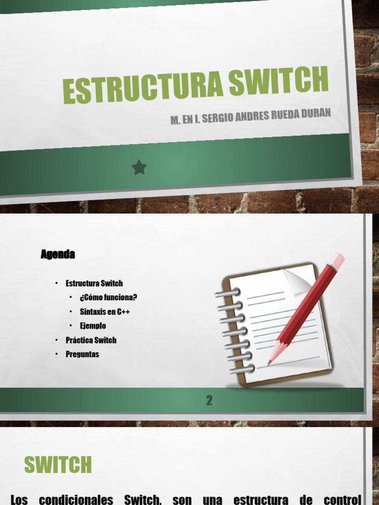 Estructura Switch | PDF | C ++ | Programa de computadora