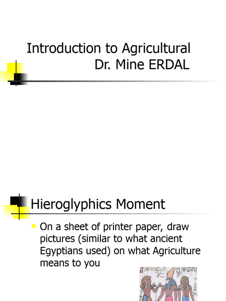 Intro to Agriculture Basics | PDF