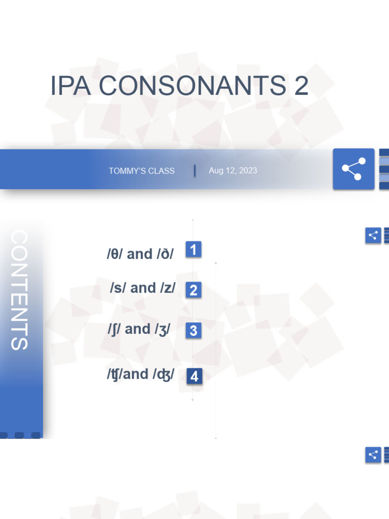 Lesson 4 - Ipa Consonants 2 | PDF