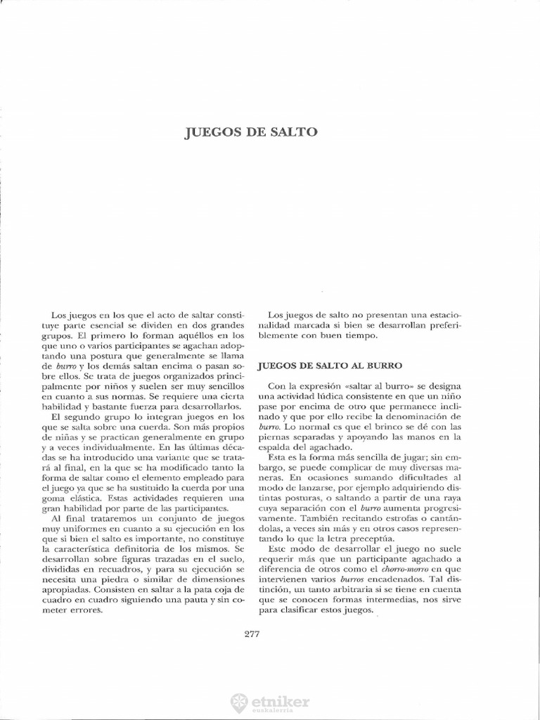 07 Juegos Salto | PDF | Transporte de animales | Equus (Género)