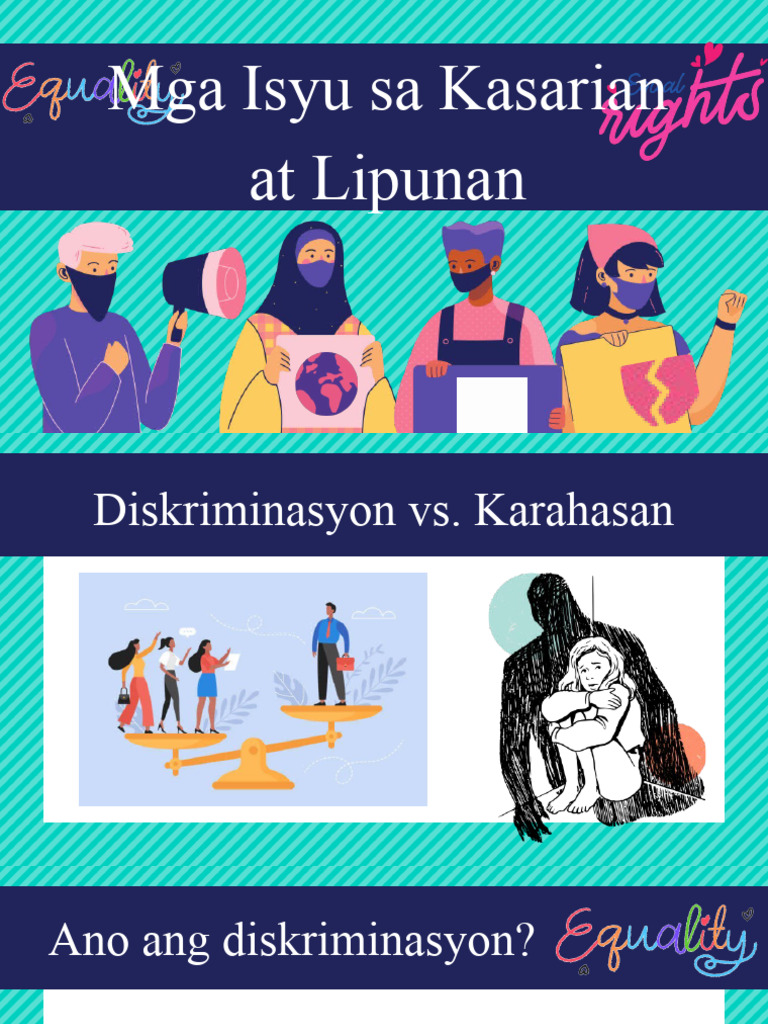 Mga Isyu Sa Kasarian at Lipunan | PDF